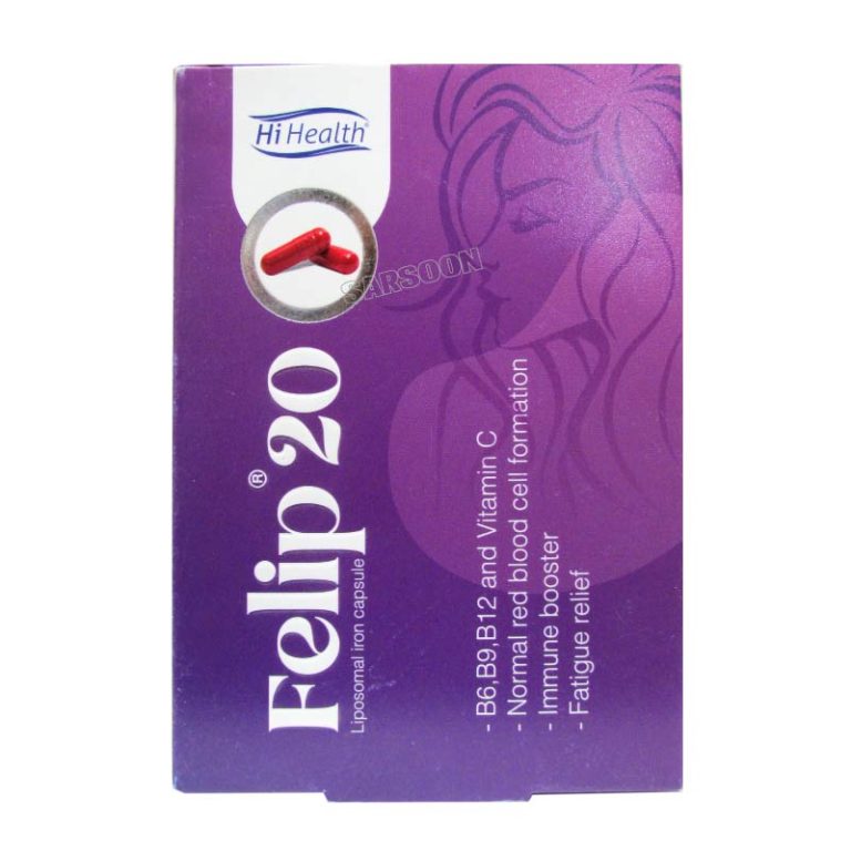 کپسول فلیپ 20 های هلث 30 عدد Hi Health Felip 20mg 30 caps - سرسون ...