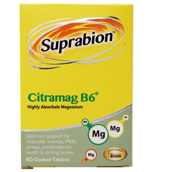 قرص سیترامگ B6 سوپرابیون ۶۰ عدد Suprabion Citramag B6 60 Tabs - سرسون ...