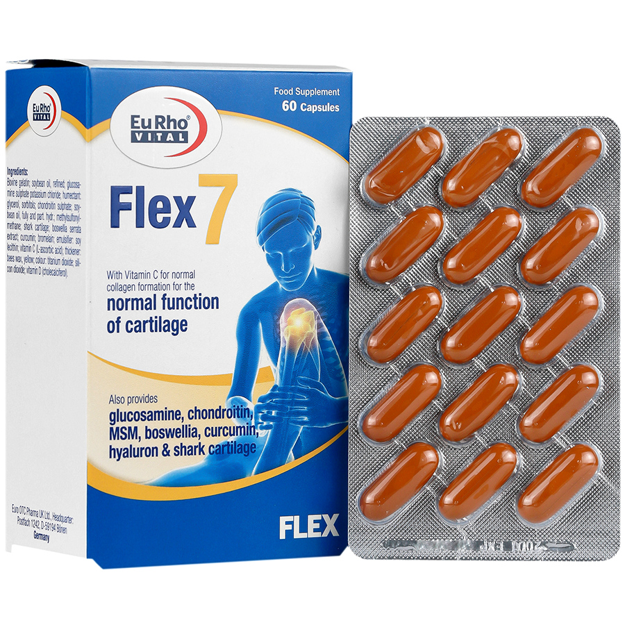 کپسول فلکس 7 یوروویتال 60 عدد Eurhovital Flex 7 60 Capsules - سرسون ...
