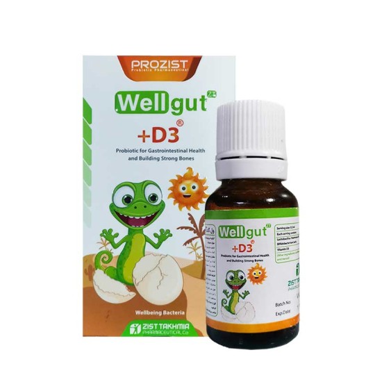 قطره ول گات د3 زیست تخمیر Zist takhmir Wellgut + D3 Drop - 15ml - سرسون ...