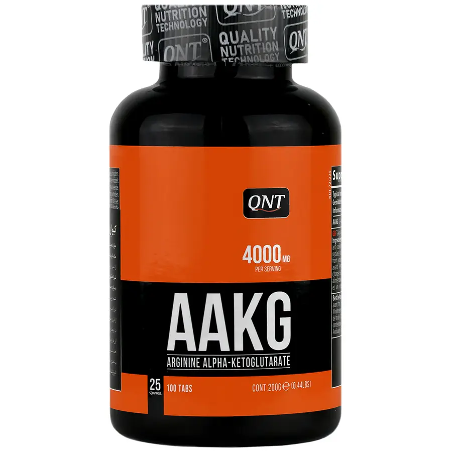 قرص ای ای کی جی ۴۰۰۰ کیو ان تی ۱۰۰ عدد QNT AAKG ۴۰۰۰ Mg ۱۰۰ Tabs ...