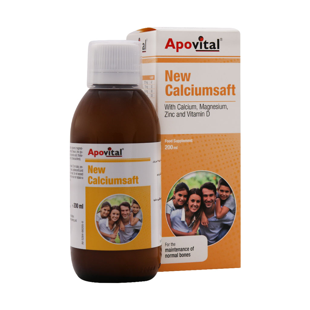 شربت نیو کلسیم سافت آپوویتال Apovital Calciumsaft Syrup - سرسون ...