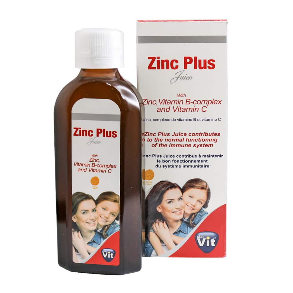 شربت زینک پلاس استار ویت با طعم پرتقال 200 میلی لیتر Star Vit Zinc Plus ...